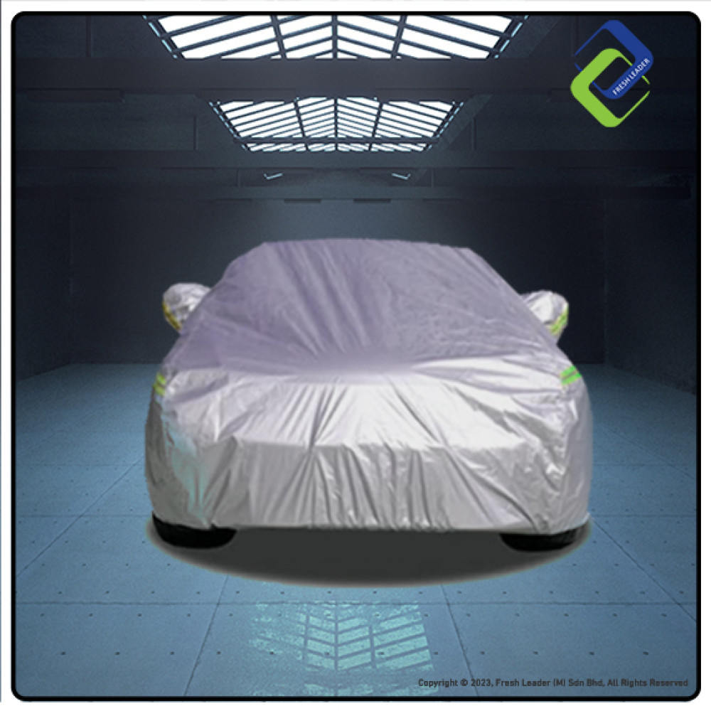 Premium Full Reflective Car Cover – UV, Rain, Zipper Access