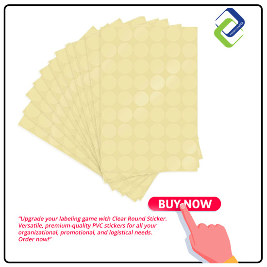 Premium Clear Round Sticker 20mm (10,000 pcs) | Fresh Leader Wholesale ...