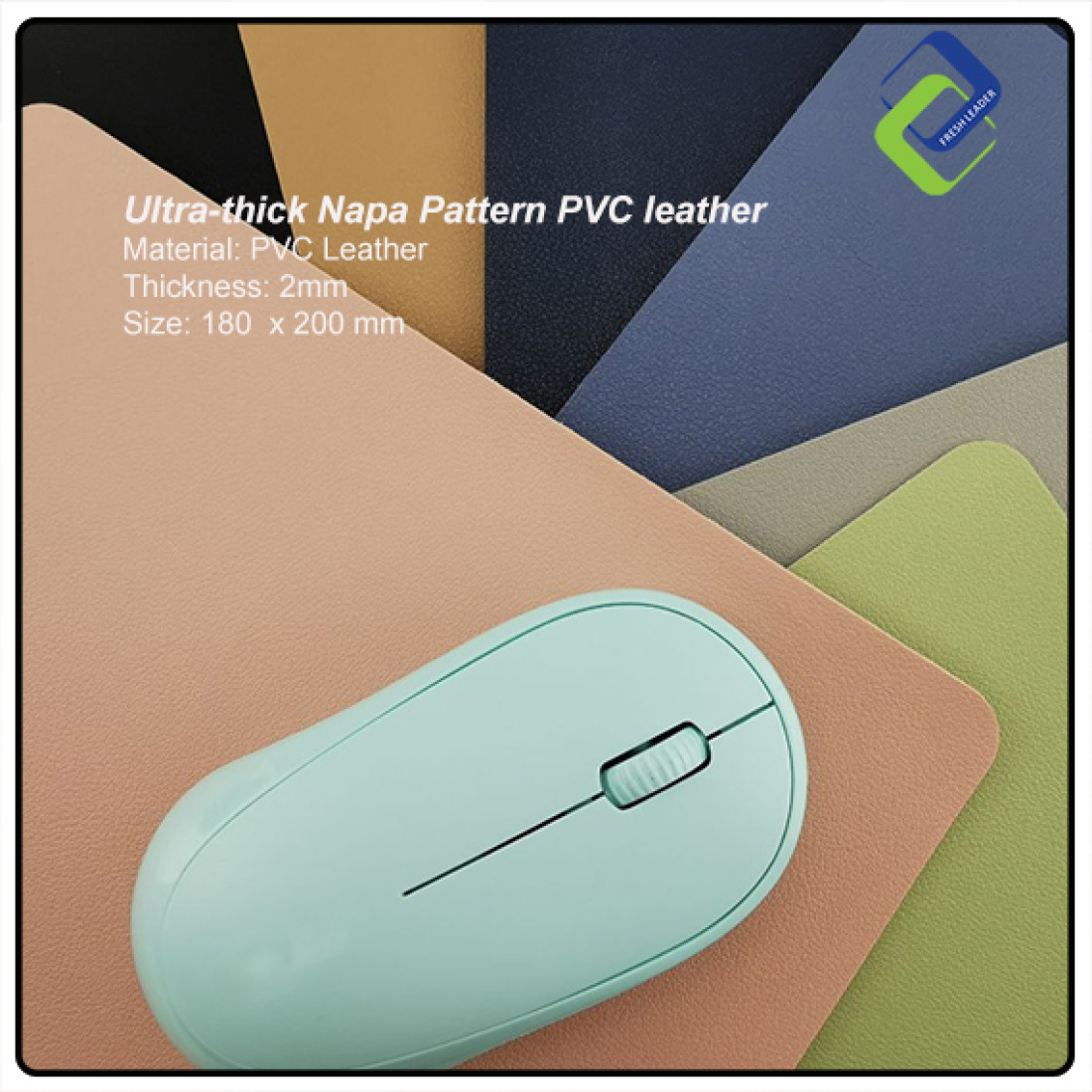 Buy Ultra-Thick Napa Pattern Mouse Pad - 18cm*20cm | FreshLeader.com
