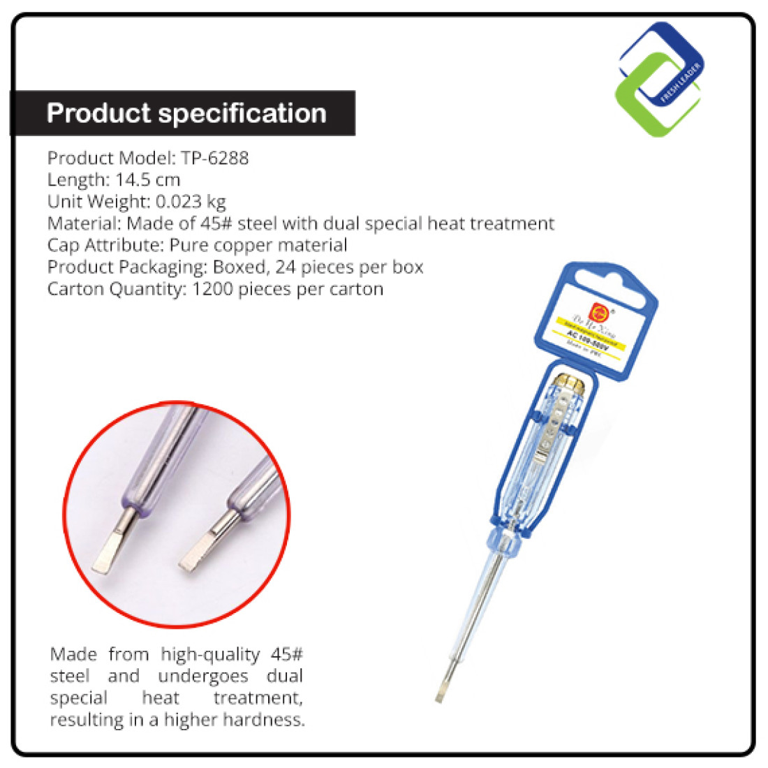 Buy Reliable Voltage Tester Pen TP-6288 | Essential Electrical Testing Tool
