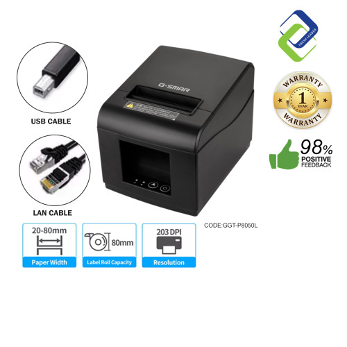 Top Wireless Thermal Printer: G-Smar GGT-P120B with USB and Bluetooth