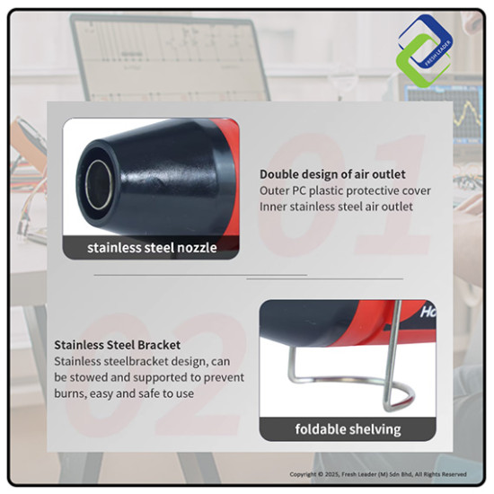 Mini Heat Blower 300W – Crafting & Shrink Wrapping Tool
