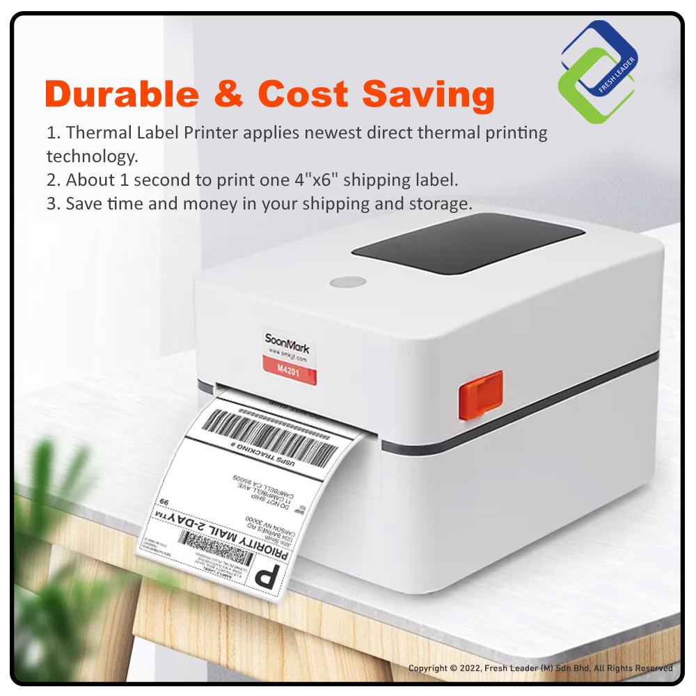 Streamline Shipping Operations: SoonMark Bluetooth Label Printer 4x6 ...