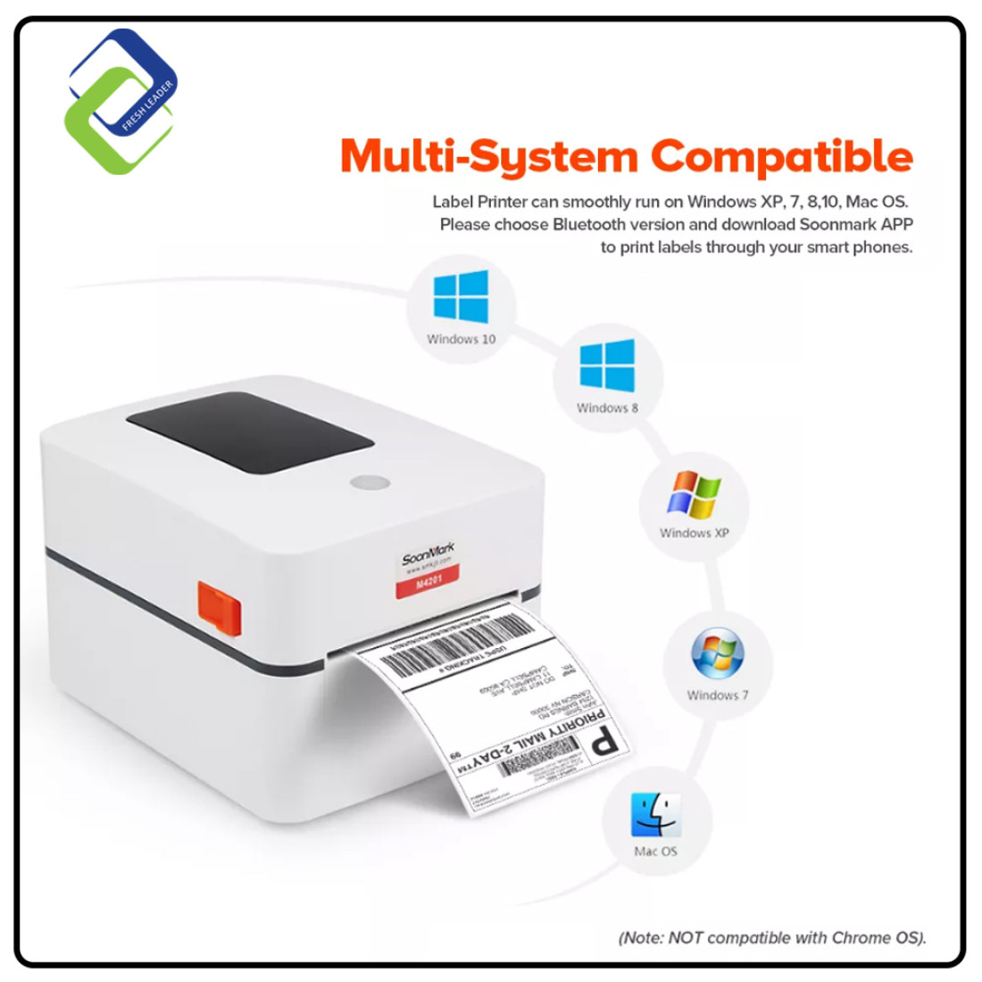 Streamline Shipping Operations: SoonMark Bluetooth Label Printer 4x6 ...